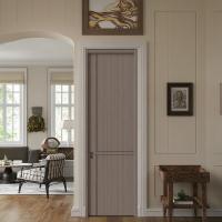 China Postmodern Solid Wood Doors Simple Modern Bedroom Bathroom Interior Doors for sale