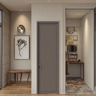 China Postmodern Fireproof Internal Solid Wood Core Doors For Bedroom Apartment for sale