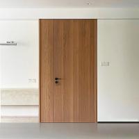 China White Solid Wood Composite Door Paintless Technology Modern Bedroom Interior for sale