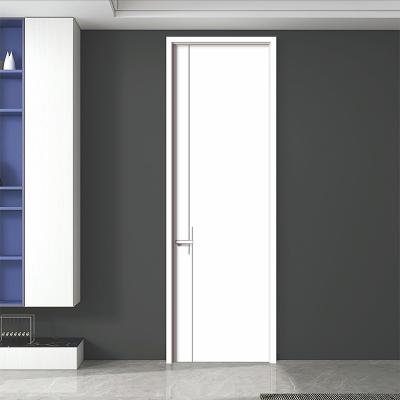 China Postmodern Interior Painted Wooden Doors Elegant Design Return Service for sale
