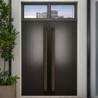 China Custom Color Steel Security Door Finished Surface Modern Main Exterior Entry Door for sale