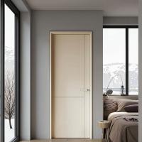 China Waterproof Internal Wooden Sliding Doors Made from Moulded Board Suitable for Offices Hotels and Residential Buildings for sale