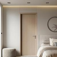 China Classic Panel Industrial Steel Door designed using Moulded Board material providing strong security for industrial building needs for sale