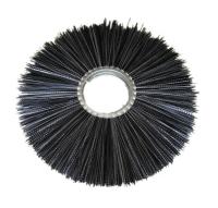 China 32 Inch Cleaning Road Sweeper Brush Replacement Track Loaders Poly Wafer Brushes for sale