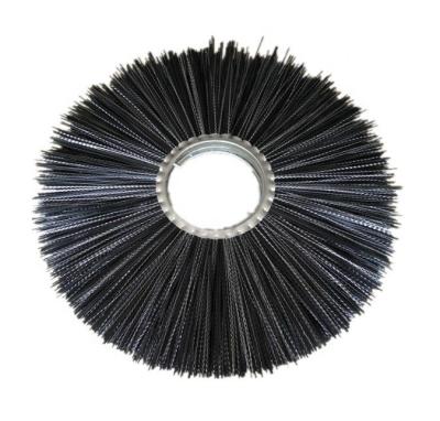 China 32 Inch Cleaning Road Sweeper Brush Replacement Track Loaders Poly Wafer Brushes for sale