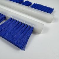 China Flat Lath Strip Brush Wire Row Nylon PP Plastic Plate Cleaning Brush for sale