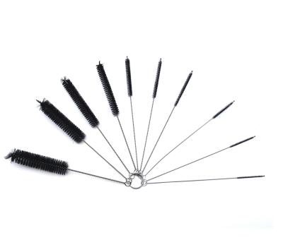 China 8.2 Inch 10pcs Drinking Straw Cleaning Brush Nylon Cleaner Brush Kit for sale