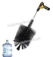 China 75cm Nylon Twisted In Wire Brush 5 Gallon Drinking Water Bottle Washing Brush for sale