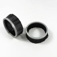 China Customized Industrial Disc Brush Seal Black Nylon Cup Shape Ring Strip Brush for sale