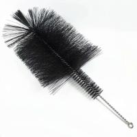 China 75cm Extended Reach Stainless Steel Core Food-Grade Nylon Bristles Bottle Cleaning Brush for 5-Gallon Water Jugs for sale