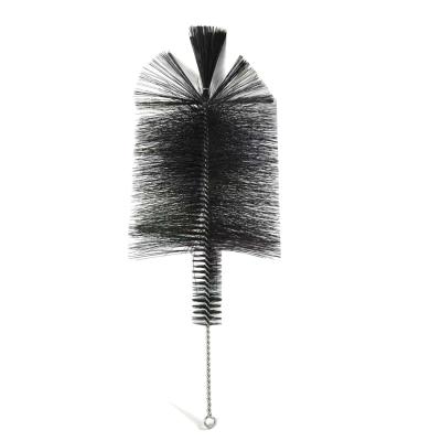 China Stainless Steel Nylon 5 Gallon Carboy Brush 75cm Cleaning Brush With Ring Handle for sale