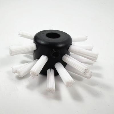 China Nylon Rotary Wheel Pipe Coating Cleaning Brush Plumbing Coating And Cleaning Brush for sale