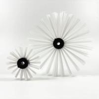 China Sturdy Nylon Wheel Pipe Inner Wall Cleaner Brush For Coating And Cleaning On Various Pipe for sale