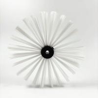 China White Nylon Tube Coating Cleaning Brush Abrasion Resistant For Oil Gas Water Pipelines for sale