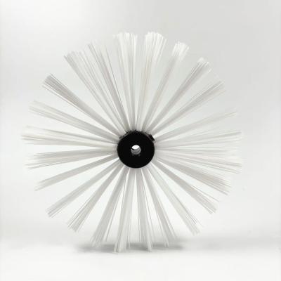 China White Nylon Tube Coating Cleaning Brush Abrasion Resistant For Oil Gas Water Pipelines for sale