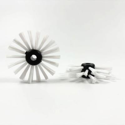 China Nylon POM Pipe Coating Cleaning Brush 10mm 12mm For Epoxy Tar And Bitumen Applications for sale
