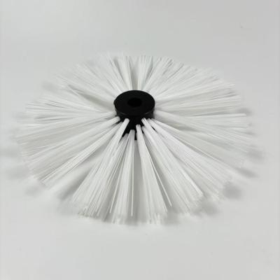 China 32mm - 300mm Dia HVAC Duct Cleaning Brush For Surface Treatment Pipe Coating for sale