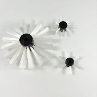 China Industrial Pipe Joint Cleaning Brush With Flexible Bristles 32mm - 260mm Diameter for sale