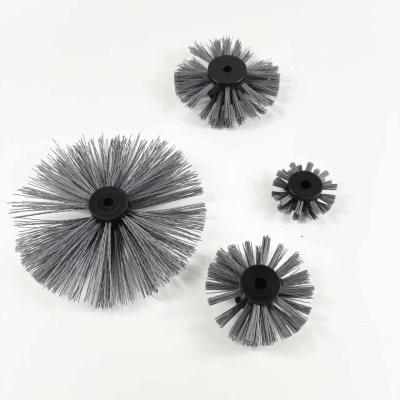 China Carbon Nylon Pipe Coating Cleaning Brush For Pre Coating Pipe Surface Preparation for sale
