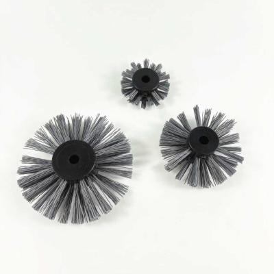 China Carbon Abrasive Pipeline Maintenance Brush For Oil Gas Plumbing Coating for sale
