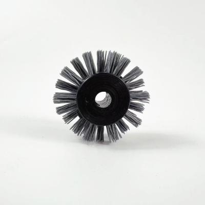 China Carbon Filled Nylon Grit Brush For Pipe Internal External Cleaning for sale