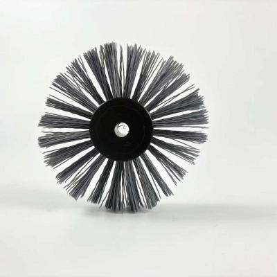 China Heavy Duty Carbon Grit Sewer Coating Brush For Water Sewage Pipe Maintenance for sale