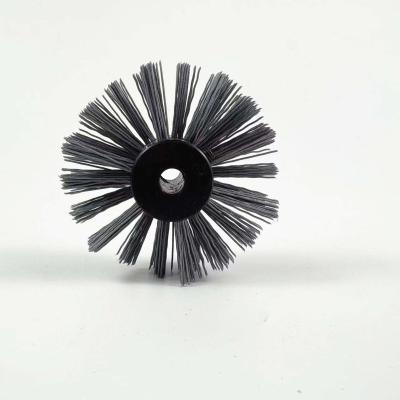 China High Performance Nylon Carbon Abrasive Brush For Pipe Maintenance 32 - 300mm Diameter for sale