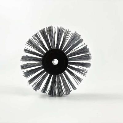 China Carbon Abrasive Epoxy Coating Application Brush For Pipe Weld Cleaning And Finishing for sale