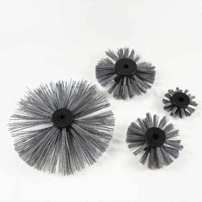 China Pom Core Carbon Abrasive Nylon Pipe Coating Cleaning Brush For Plumbing Cleaning And Maintenance for sale