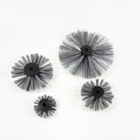 China Carbon Abrasive Grit Nylon Pipe Coating Brush Sewer Cleaning Brush 12mm Large Inner Diameter for sale
