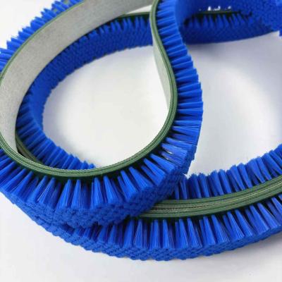 China Fine Filament Nylon Bristle Belt Cleaning Brushes For Conveyor Dust Removal for sale