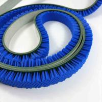 China High Efficiency Nylon Belt Drive Brush For Textile Fabric Brushing for sale