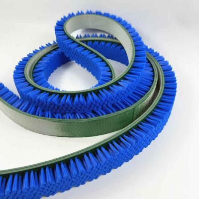 China Heavy Duty Conveyor Belt Cleaning Brush Debris Removal Nylon Industrial Cleaning Brush for sale