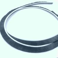 China Plastic Back Flexible Strip Brushes / Self Adhesive Brush Seal for sale