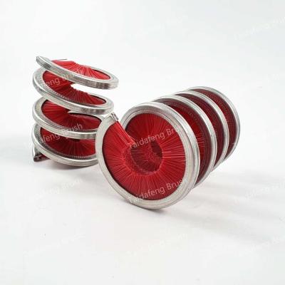 China Flexible PP Spring Inward Spiral Brush For Chains Or Climbing Rope Cleaning for sale