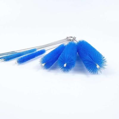 China 10 PCS Set Twisted Drinking Straw Cleaner Brush Nylon Pipe Tube Cleaner Brush for sale