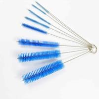 China Stainless Steel Nylon Pipe Cleaning Brush With Twisted Handle 10 PCS Set for sale