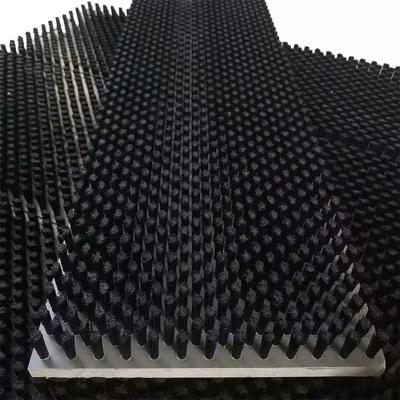 China Metalworking Punching Panel Lath Brush Table Nylon Bristle Brush For CNC for sale