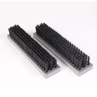 China PVC Board Lath Strip Brushes Flat Nylon Plate Brush For CNC Machine for sale