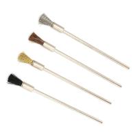 China Extended Stainless Copper Wire End Brush With Shank Cleaning End Rust Paint Removal for sale