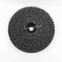 China High Density Abrasive Nylon Round Disc Brush Polishing And Deburring Wire Brush for sale