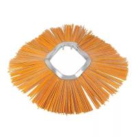 China Wafer Sweeper Brush Replacement PP Bristle Steel Ring Sweeper Broom Brushes for sale