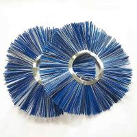 China PP Spring Stainless Steel Road Sweeper Brushes Wire Wafer Brushes For Sweepers for sale