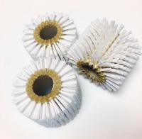 China Industrial Zig Zag Cylinder Brush Quick Snap Modular Tooth Segmented Roller Brush for sale