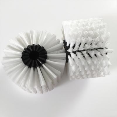 China Quick Replacement Roller Cylinder Brush Segment Zig Zag Brush For Textile Industry for sale