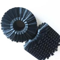 China Durable Conveyor Cleaning Cylinder Brushes Segment Roller Brush For Debris Removal for sale