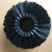 China Durable Conveyor Cleaning Cylinder Brushes Segment Roller Brush For Debris Removal for sale