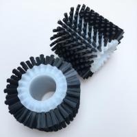 China Industrial Nylon Roller Brush Modular Segment Brush For Surface Cleaning And Polishing for sale