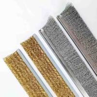 China Industrial Metal (Brass/Steel) Strip Brushes industrial brush strip for sale