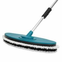China Easy Grip 6 Inches Handle Length Disc Brush for Floor Cleaning and Maintenance for sale